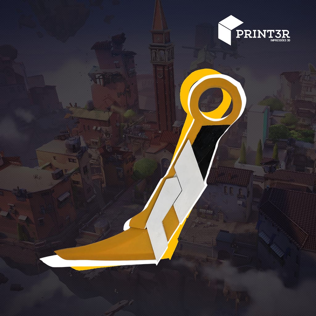 Karambit Sublime Retrátil - Valorant - PRINT3R.Store